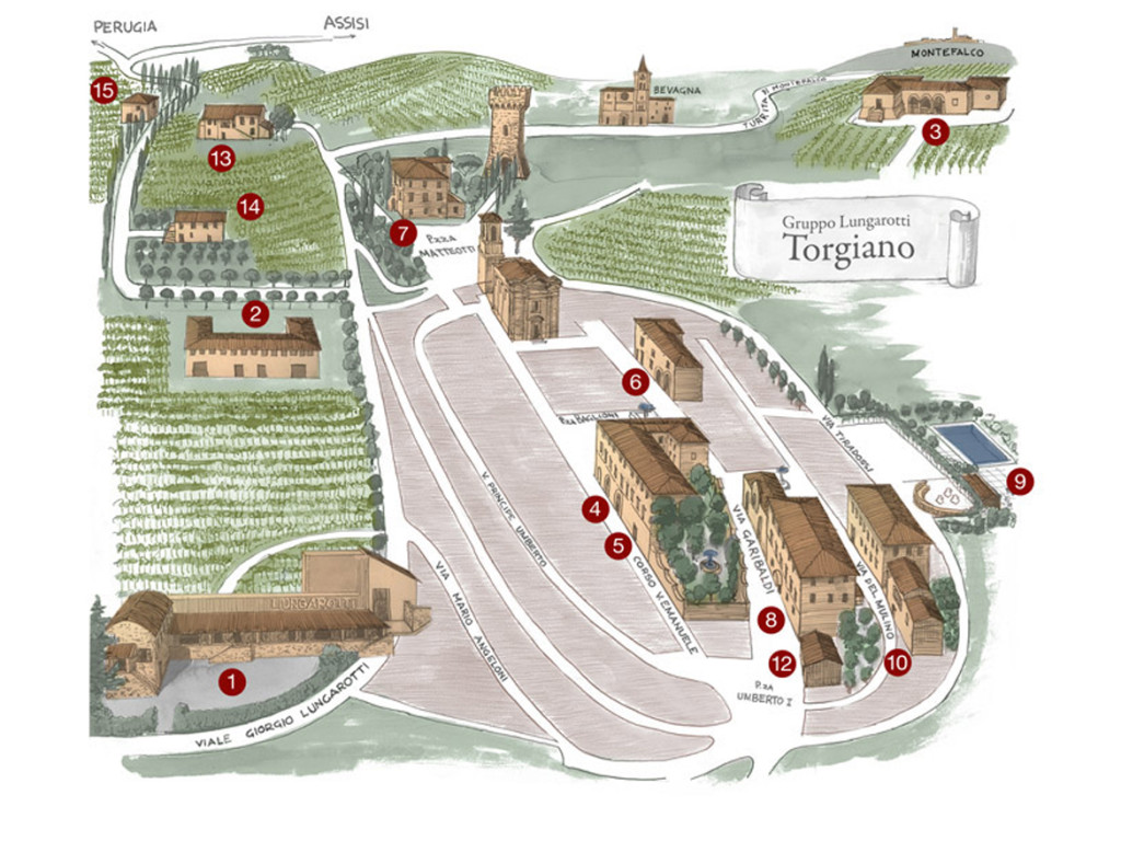 group_map - Lungarotti - Torgiano | Umbria - Italy